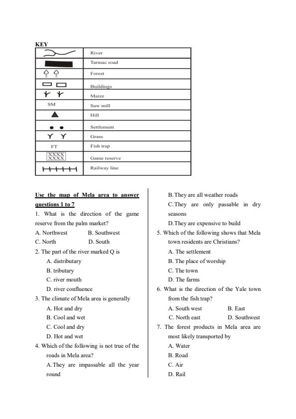 Class 7 Social Studies End Of Term 3 Examination 2019 444 Class 7 Social Studies End Of Term 3 Examination 2019 444