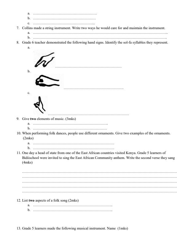 Grade 7 Pre Technical Studies Term 1 Opener Exam 2024 - 1974