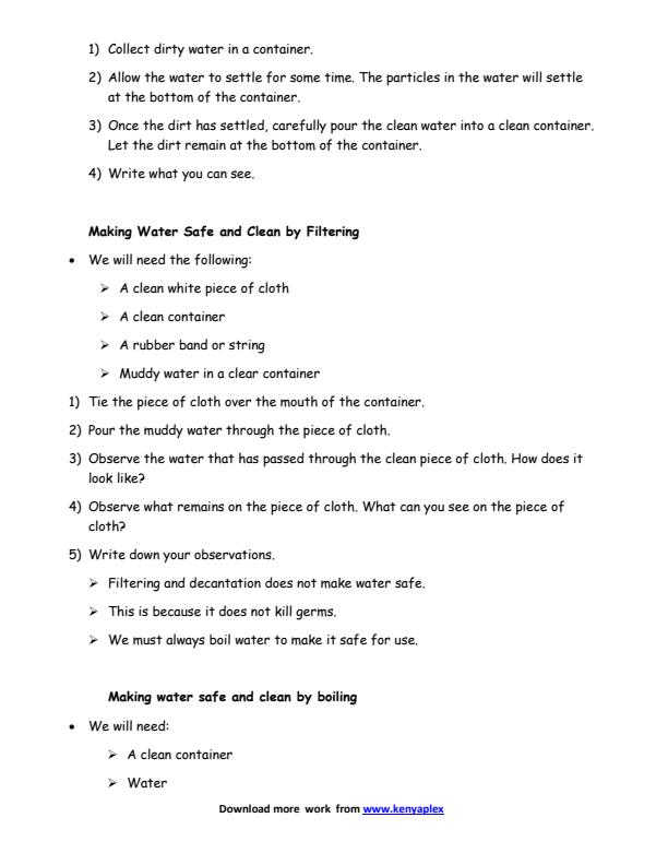 2024 Grade 3 Environmental Activities Lesson Notes - 13353