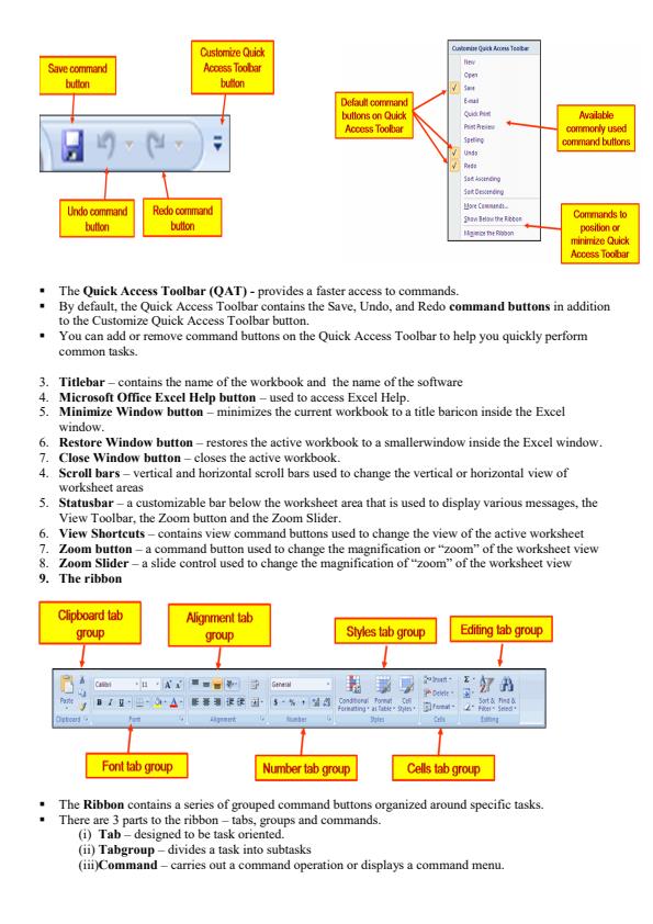 Notes On Data Analysis And Manipulation Using Spreadsheets Ms Excel 7278