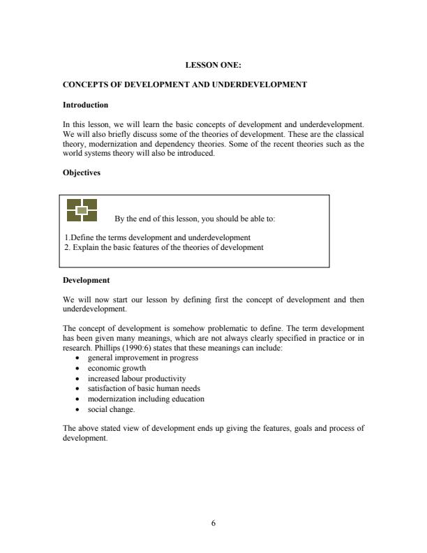 UCU 101: Development Studies Notes - 7442