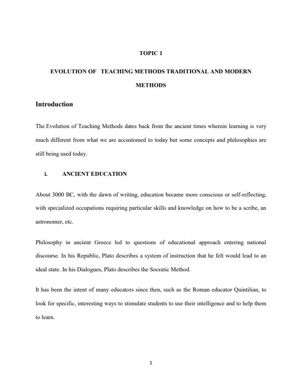 PGDE 702: Pedagogy Notes - 8156