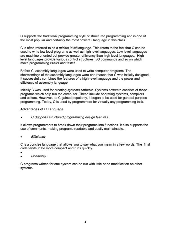 ICS 2175 AND SMA 2175: Introduction to C Programming - 8194