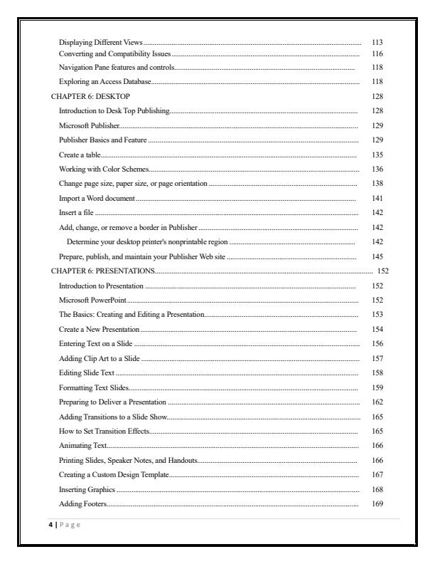 Computer Application Theory and Practical Module 1 Notes - 9992