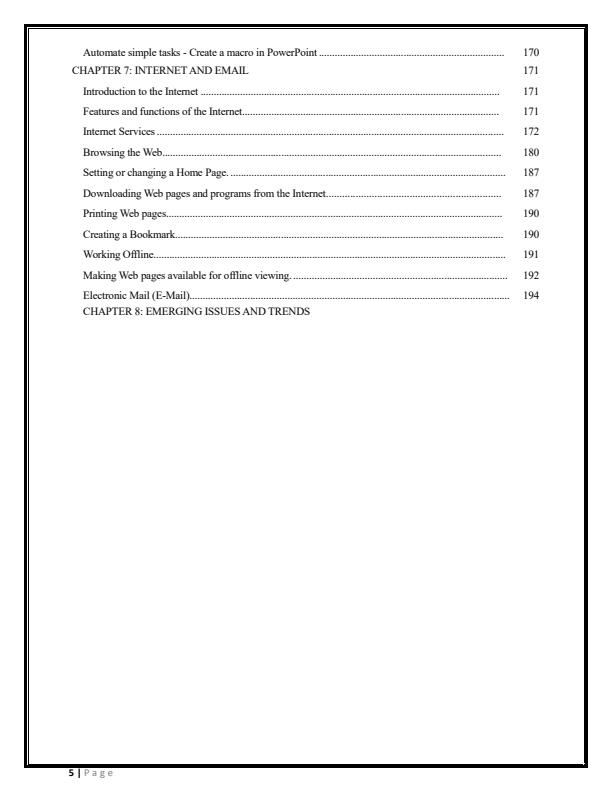 Computer Application Theory and Practical Module 1 Notes - 9992