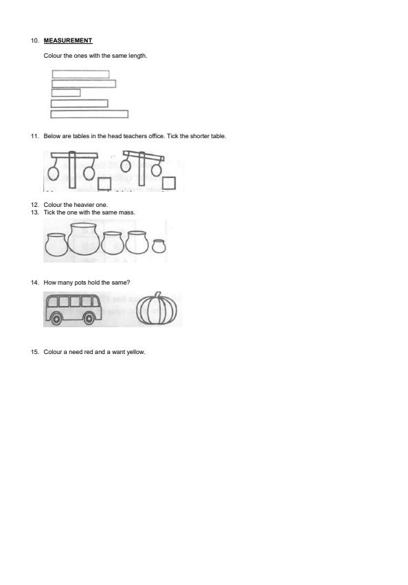 Grade 2 Mathematics Activities August 2024 Holiday Assignment - 16793