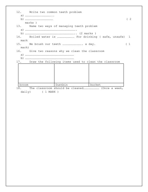 Grade 3 August 2025 Holiday Assignments - Set - 18576