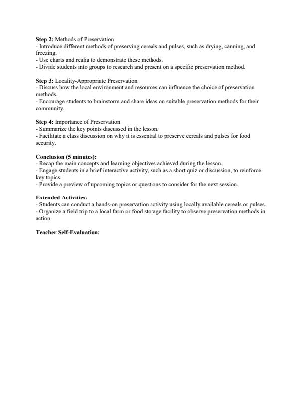 Grade 5 Rationalized Agriculture and Nutrition Lesson Plans Term 2 - 16608