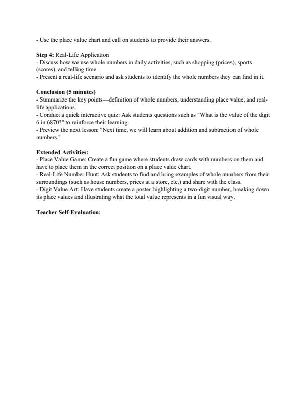 Grade 5 Rationalized Mathematics Lesson Plans Term 1 17726 Grade 5 Rationalized Mathematics Lesson Plans Term 1 17726