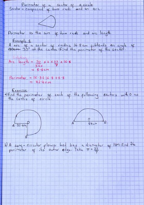 Grade 8 Mathematics Term 2 Notes - 16630