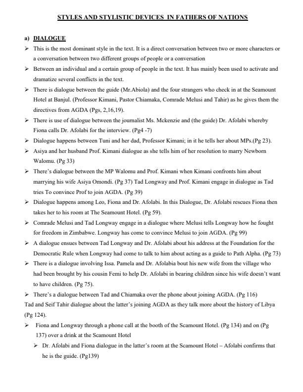 Stylistic Devices In Fathers Of Nations 13260 Stylistic Devices In Fathers Of Nations 13260