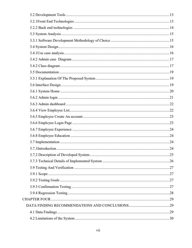 Trade Project Report: Employee Management System - 17494