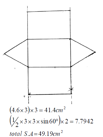 Triangular Prism Net Surface Area