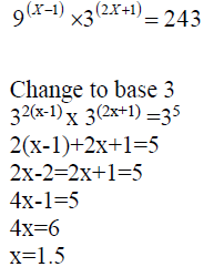 Solve 2 X 3