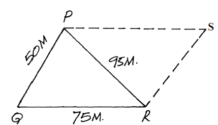 Using a ruler and a pair of compasses only, construct a triangle ABC such that AB=6cm; BC= 7cm ...